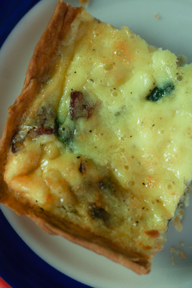 Irish Quiche with Bacon and Spinach - Global Kitchen Travels