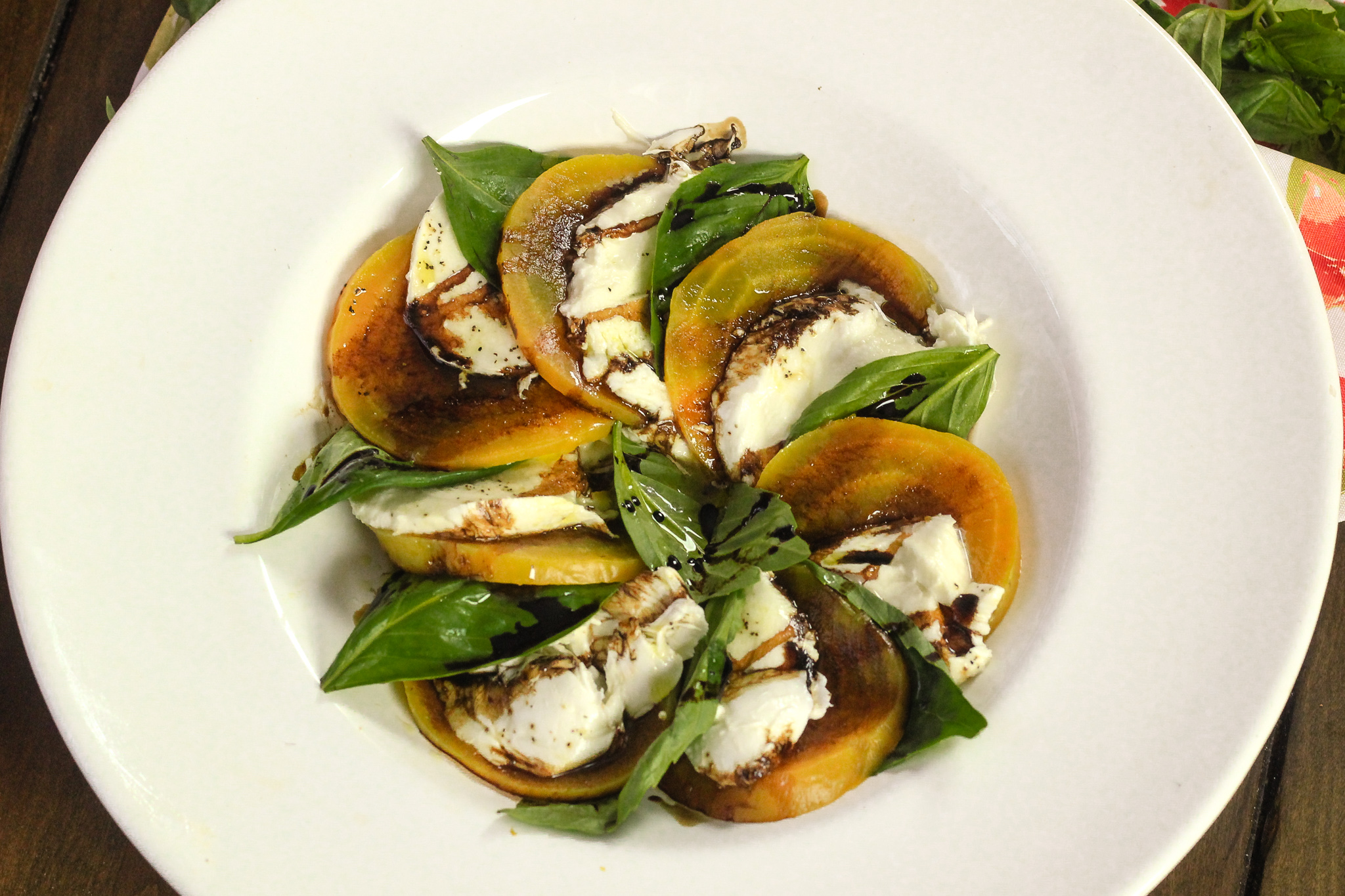 Beet Mozzarella Salad - Global Kitchen Travels