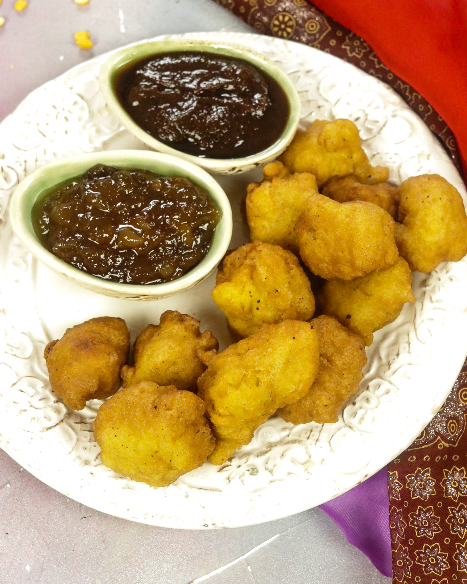 Phulourie - Split Pea Fritters - Global Kitchen Travels