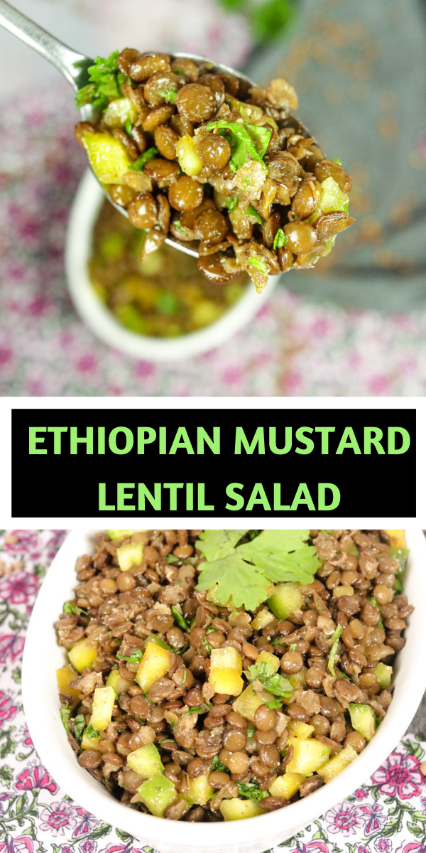 Azefa - Ethiopian Lentil Salad - Global Kitchen Travels