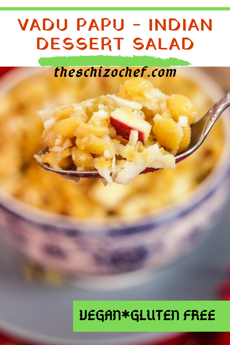 Vada Papu - Indian Dessert Split Pea Salad - Global Kitchen Travels