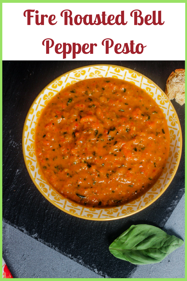 Fire Roasted Bell Pepper Pesto | Global Kitchen Travels