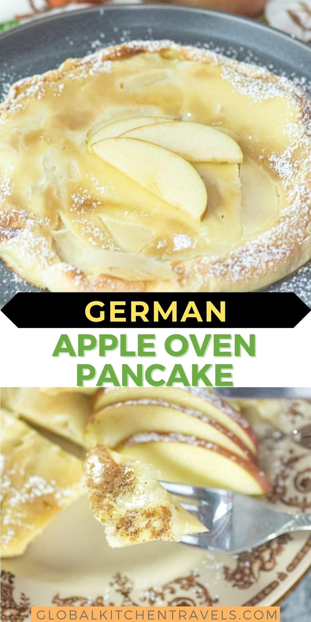 German Apple Pancake - How to make the Best Apple Oven Pancake - Global ...