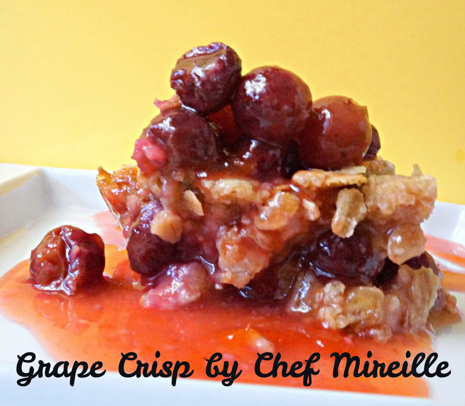 Grape Crisp - Global Kitchen Travels