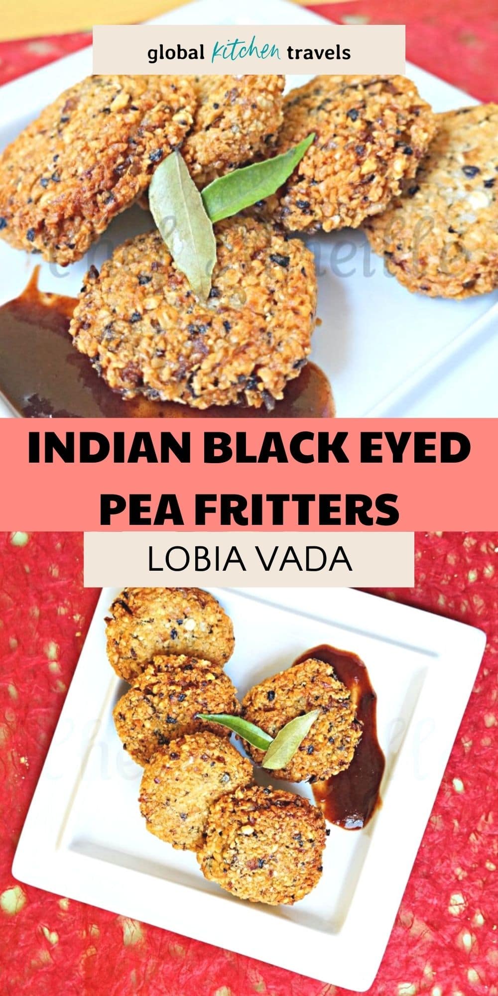 Gluten Free Black Eyed Pea Fritters - How to make Indian Lobia Vada ...