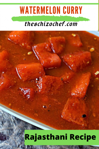 Rajasthan Watermelon Curry - Global Kitchen Travels