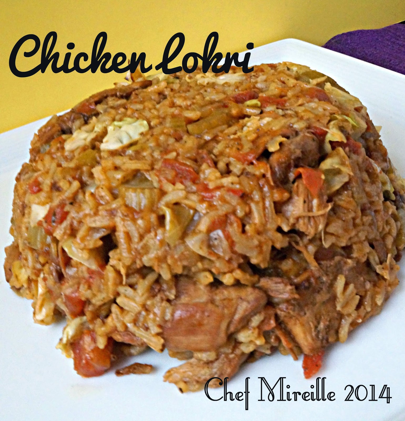 Chicken Lokri - St. Maarten style Chicken Pelau - Global Kitchen Travels