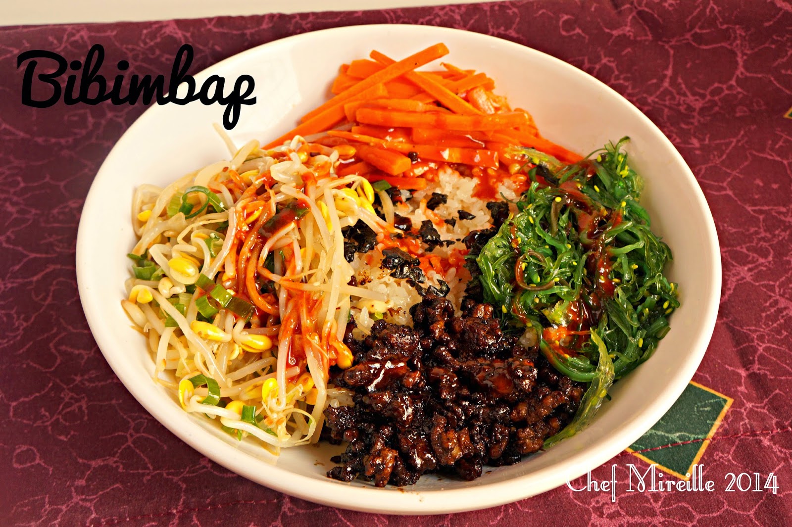 Korean Bibimbap...my way - Global Kitchen Travels