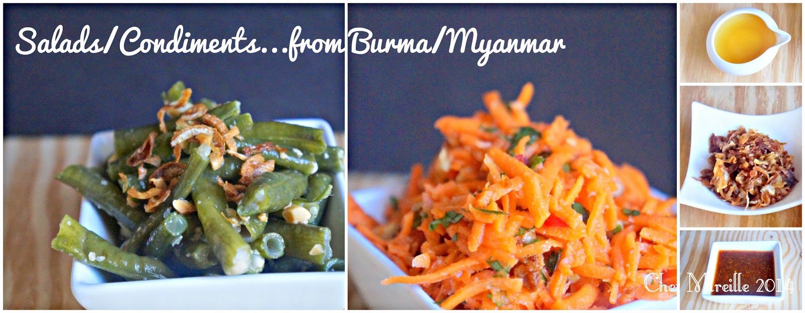 Salads from Burma/Myanmar - Global Kitchen Travels