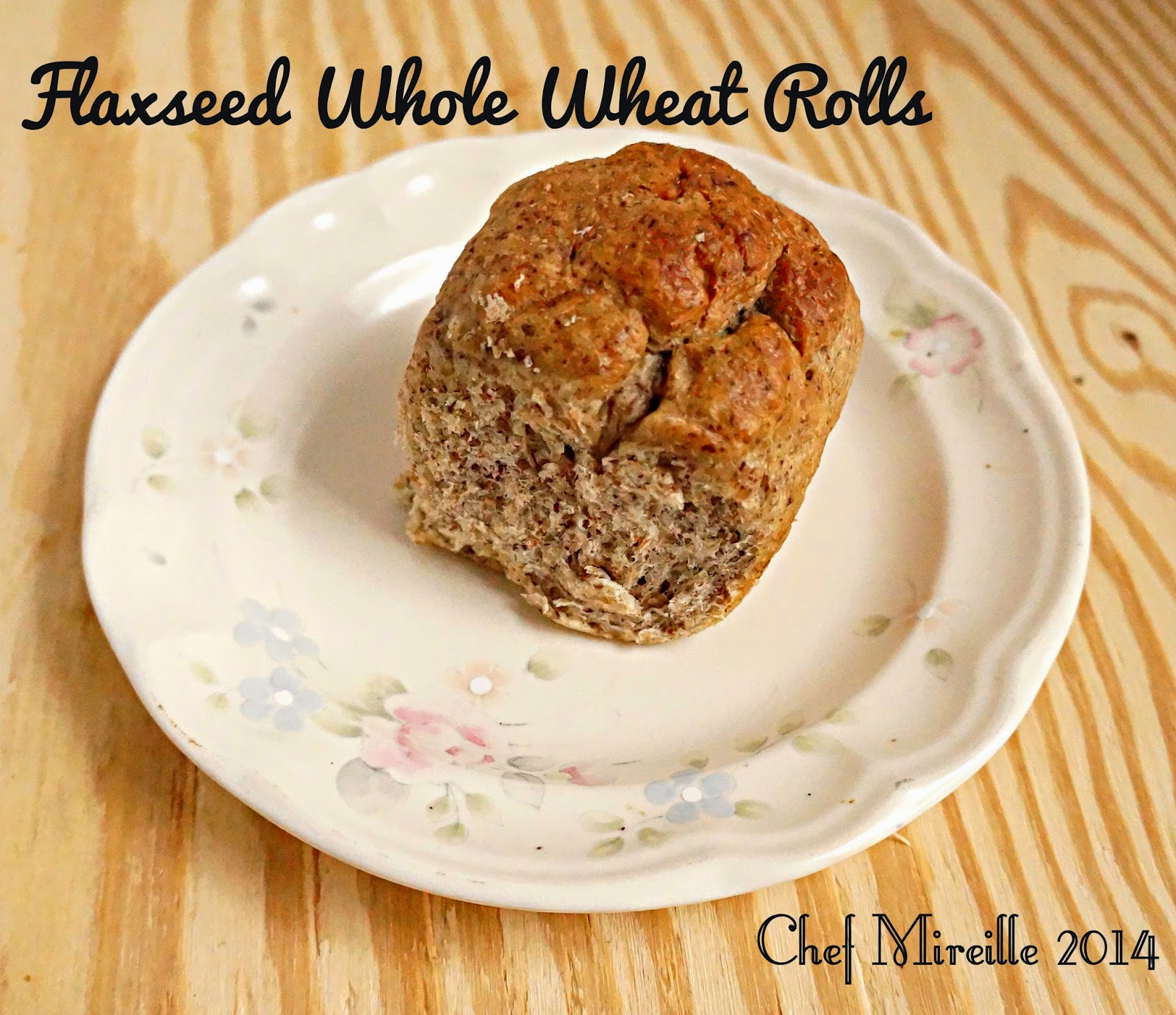 Flaxseed Whole Wheat Rolls - Global Kitchen Travels