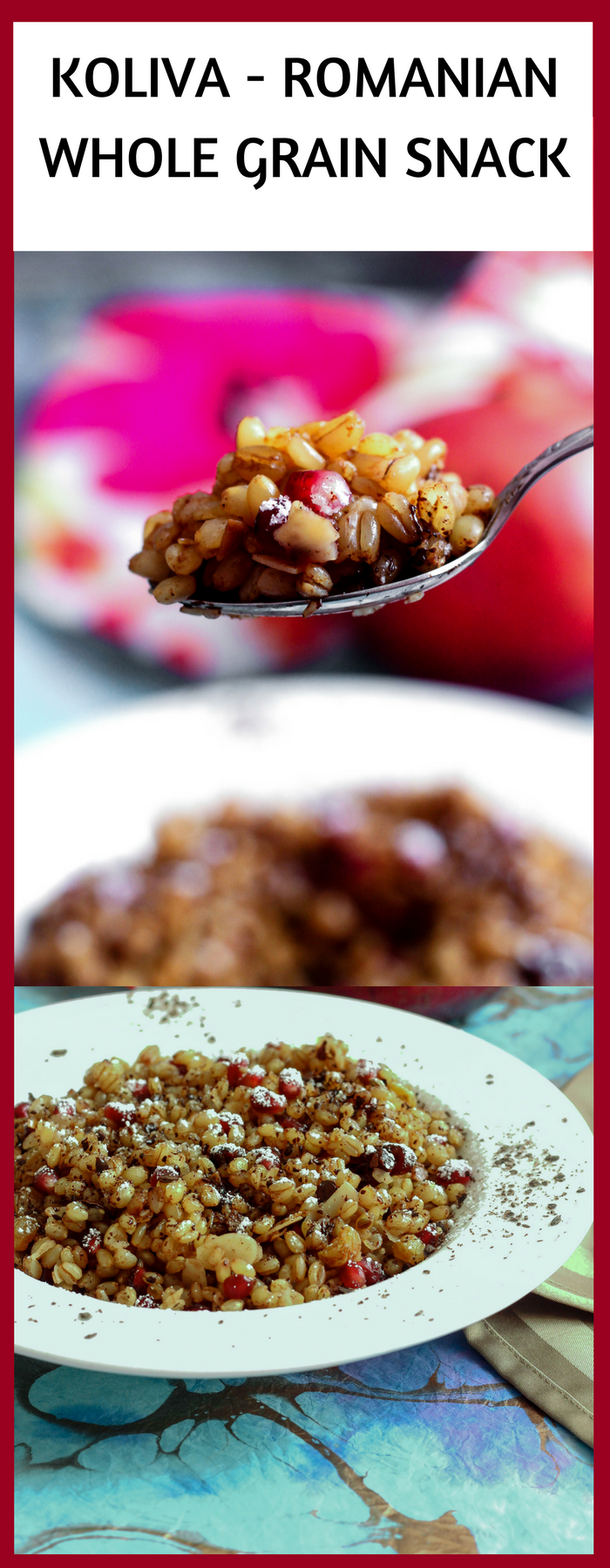 Koliva - a whole grain European dessert - Global Kitchen Travels