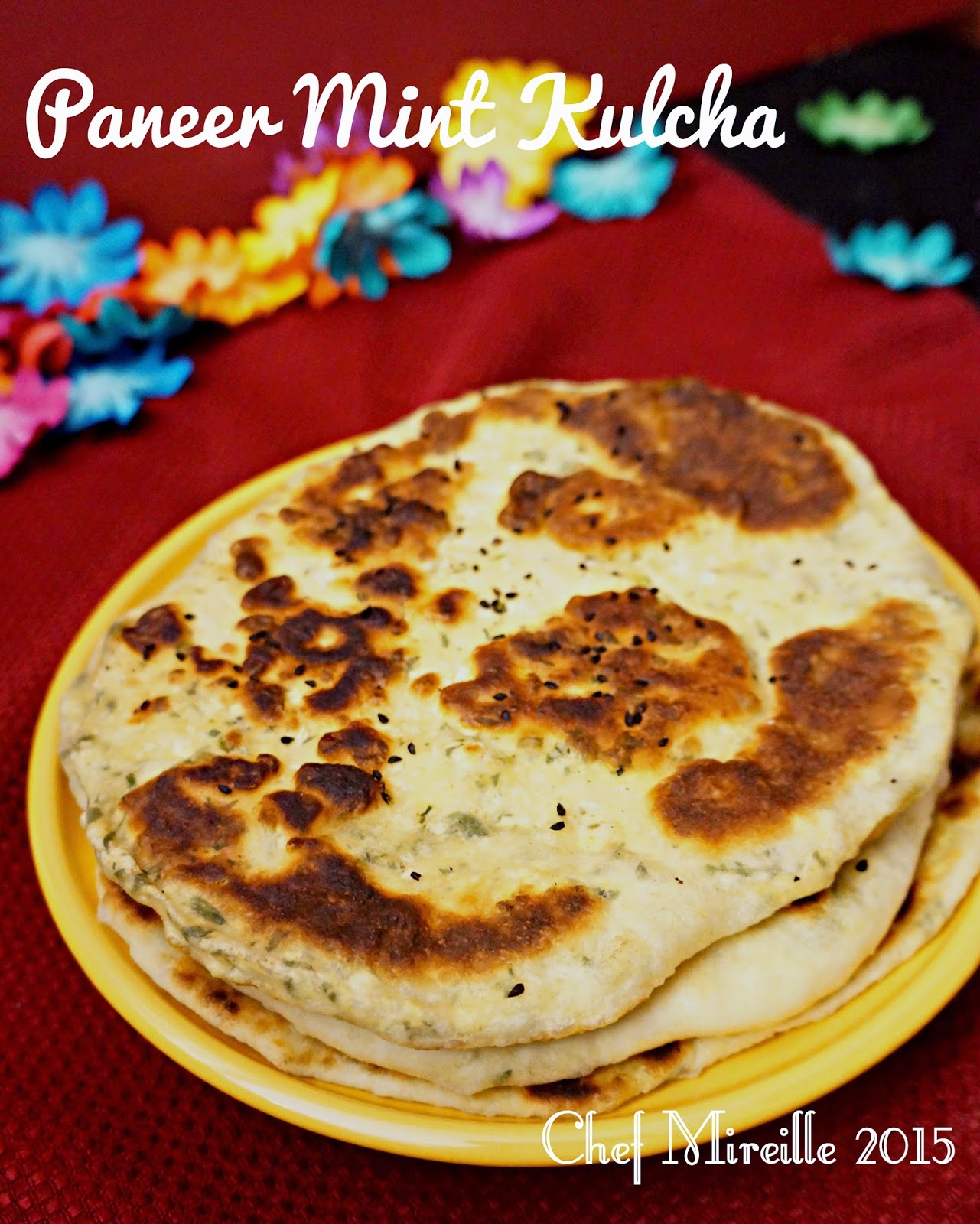 Indian Brunch with Paneer-Mint Kulcha - Global Kitchen Travels