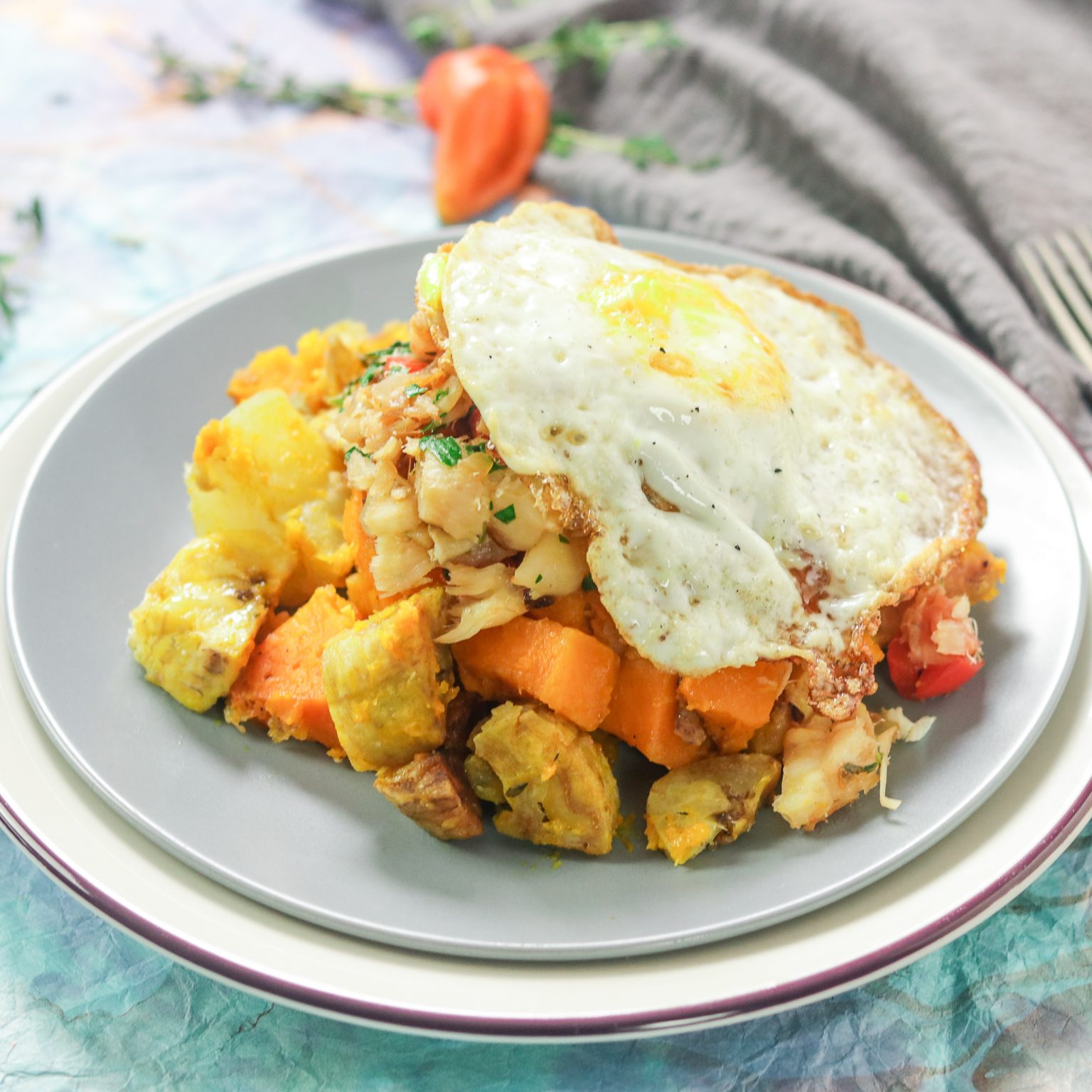 Saltfish Ground Provision - Caribbean Bacalao Breakfast - Global ...