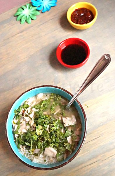 Burmese West Coast Mohinga ~ Breakfast Soup - Global Kitchen Travels