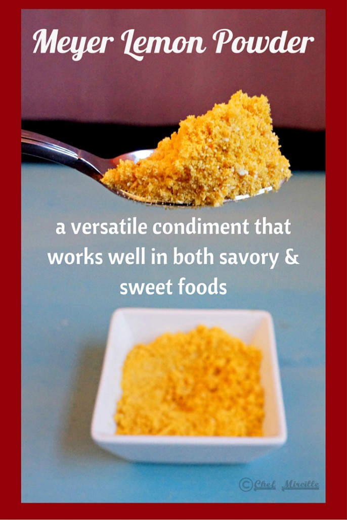 Homemade Meyer Lemon Powder - Global Kitchen Travels