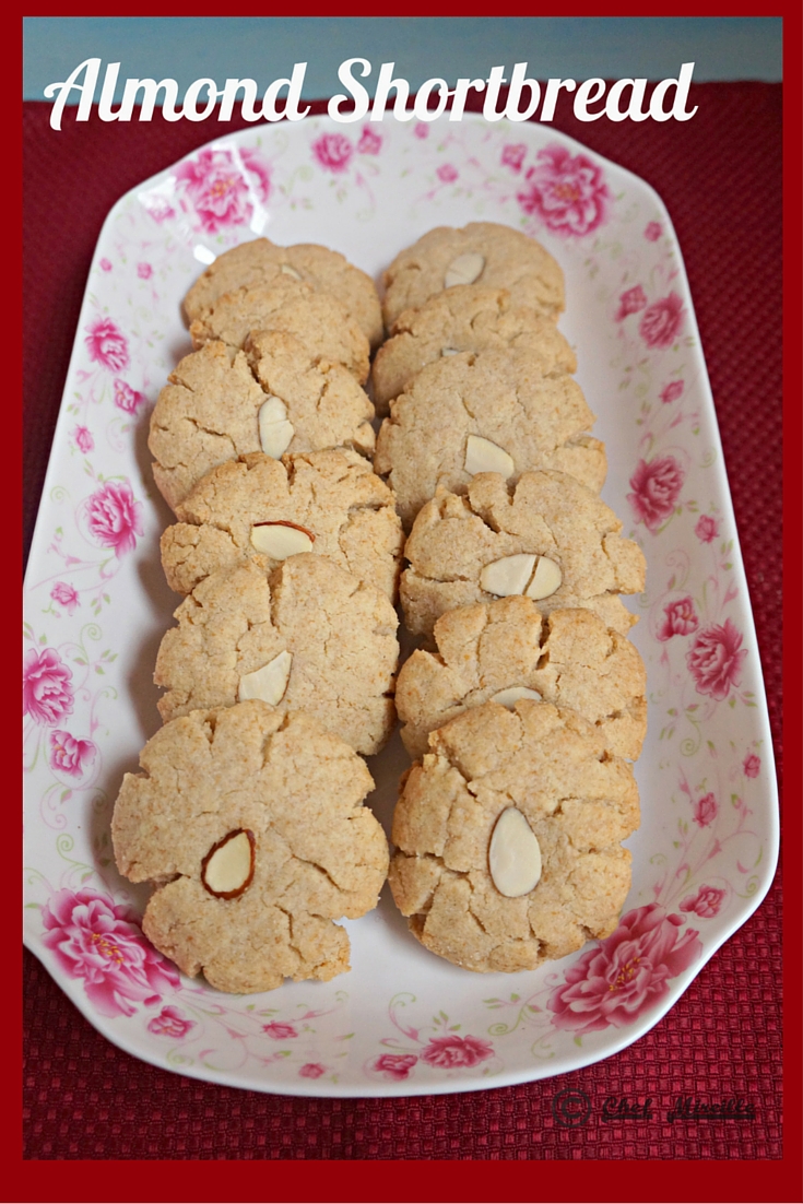 Almond Shortbread Cookies - Global Kitchen Travels