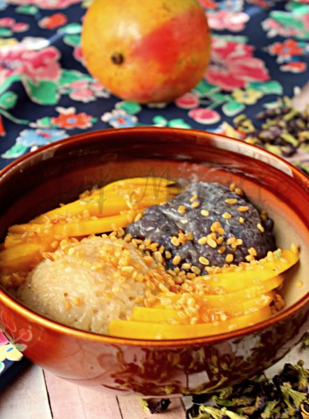 Thai Sticky Rice And Mango (with Blue Sticky Rice Variation) - Global ...