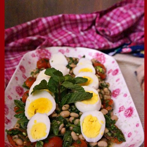 Piyaz - Turkish White Bean Salad - Global Kitchen Travels