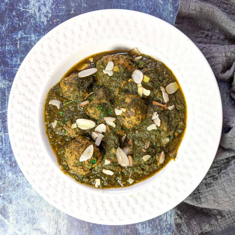 Rista Palak - Kashmiri Lamb Meatballs in Spinach Curry - Global Kitchen ...