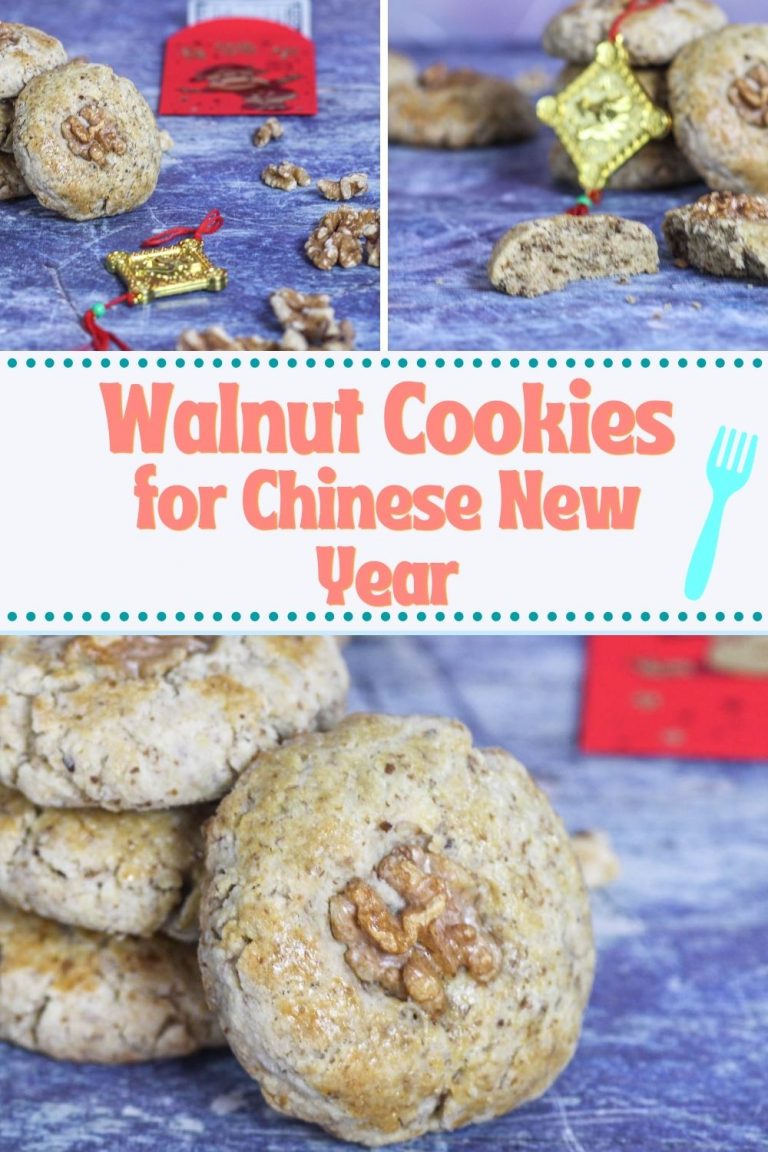 Chinese Walnut Cookies - Hétáosū/ Hup Toh Soh - Global Kitchen Travels