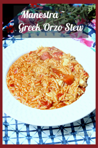 Manestra Recipe - How to make Greek Orzo Stew with Chicken - Easy One ...