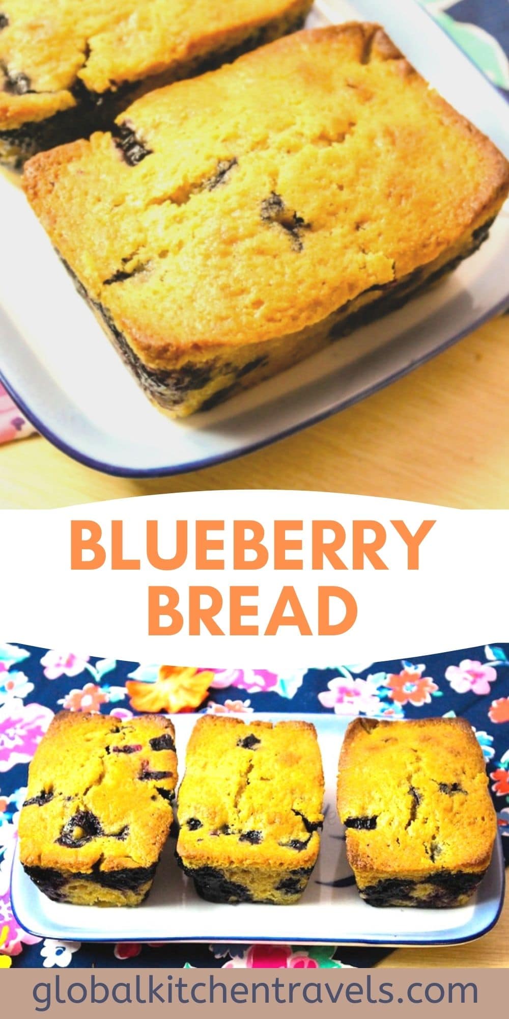 Fresh Blueberry Bread Recipe - Super Moist Whole Wheat Blueberry Loaf ...