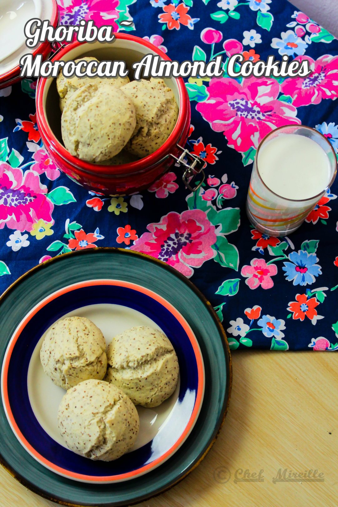 Ghoriba - Moroccan Almond Cookies - Global Kitchen Travels