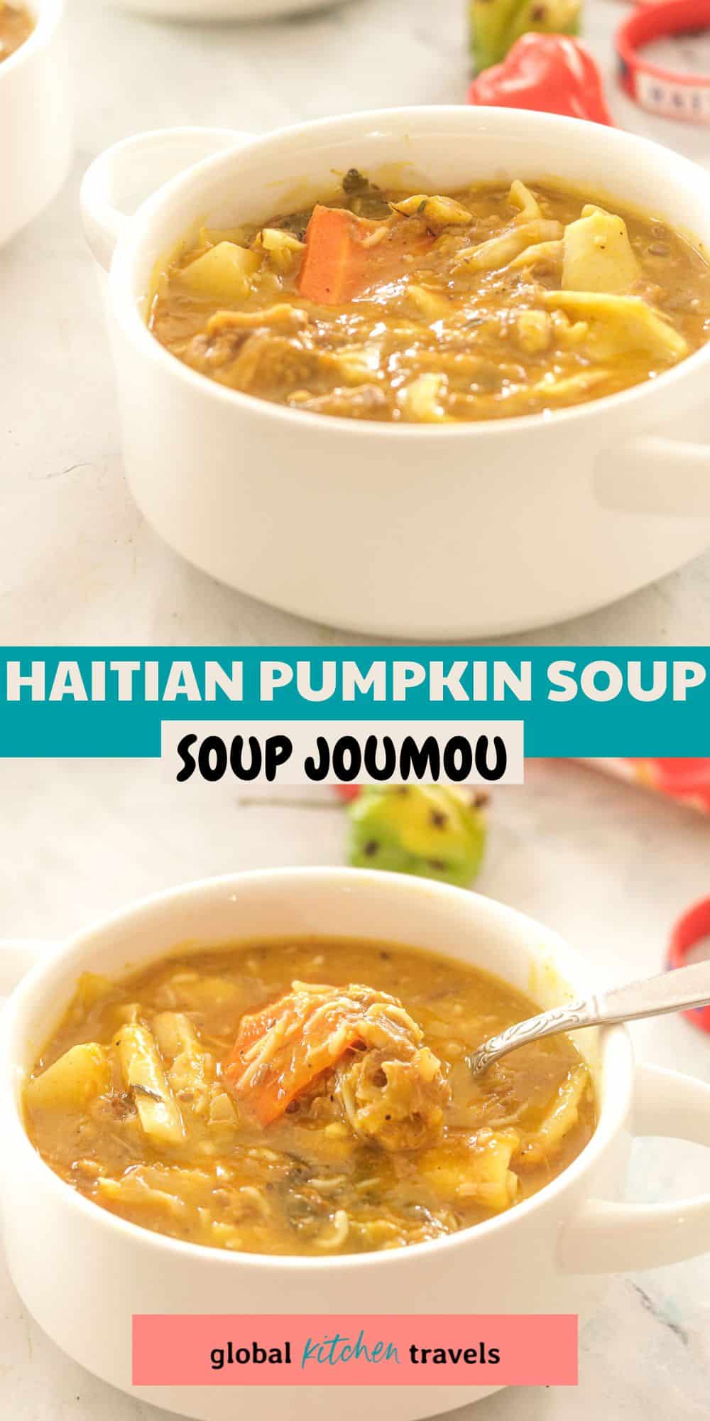 Soup Jou Mou Recipe - Best Haitian New Year Soup - Global Kitchen Travels
