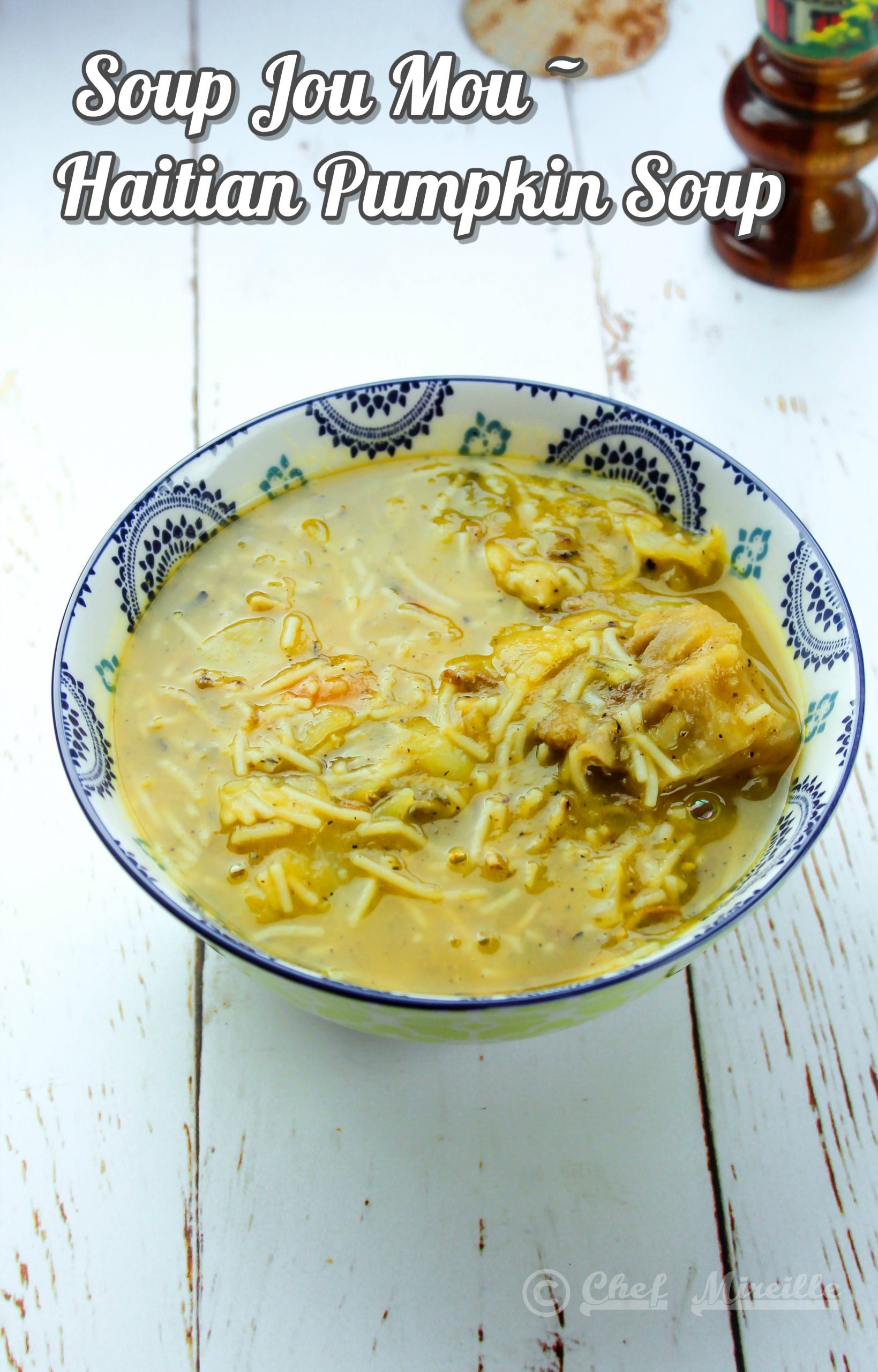Soup Jou Mou - Haitian Pumpkin Soup (with a twist) - Global Kitchen Travels