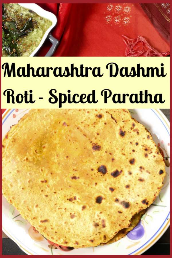 Dashmi Roti - Maharashtra Spiced Paratha - Global Kitchen Travels