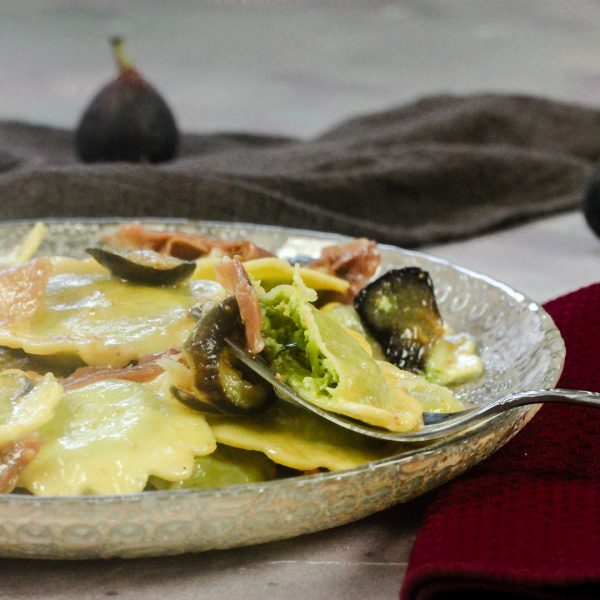 Ravioli with Figs and Proscuitto - Global Kitchen Travels