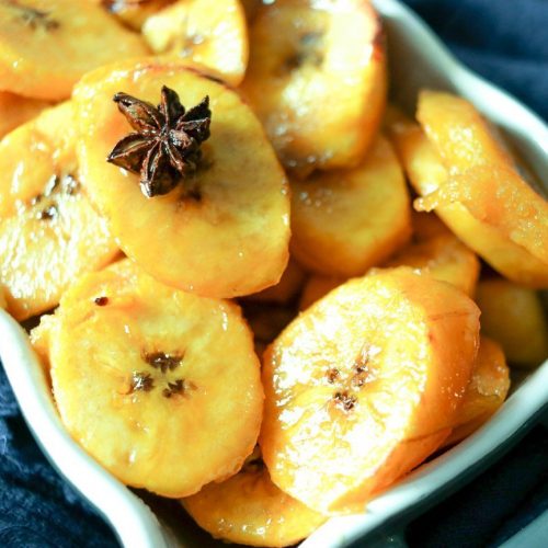 Spiced Orange Plantain Dessert - Global Kitchen Travels