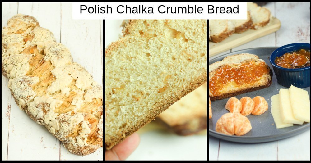 Polish Chalka Crumble Bread - Global Kitchen Travels