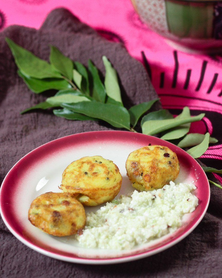 Paniyaram - Indian Savory Pancake Puffs - Global Kitchen Travels