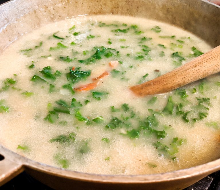 Caldo Verde - Potato Kale Soup - Global Kitchen Travels