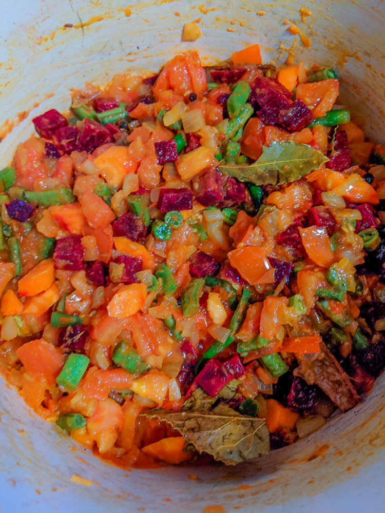 South Indian Tomato Rice - Karnataka Tomato Bhat - Global Kitchen Travels