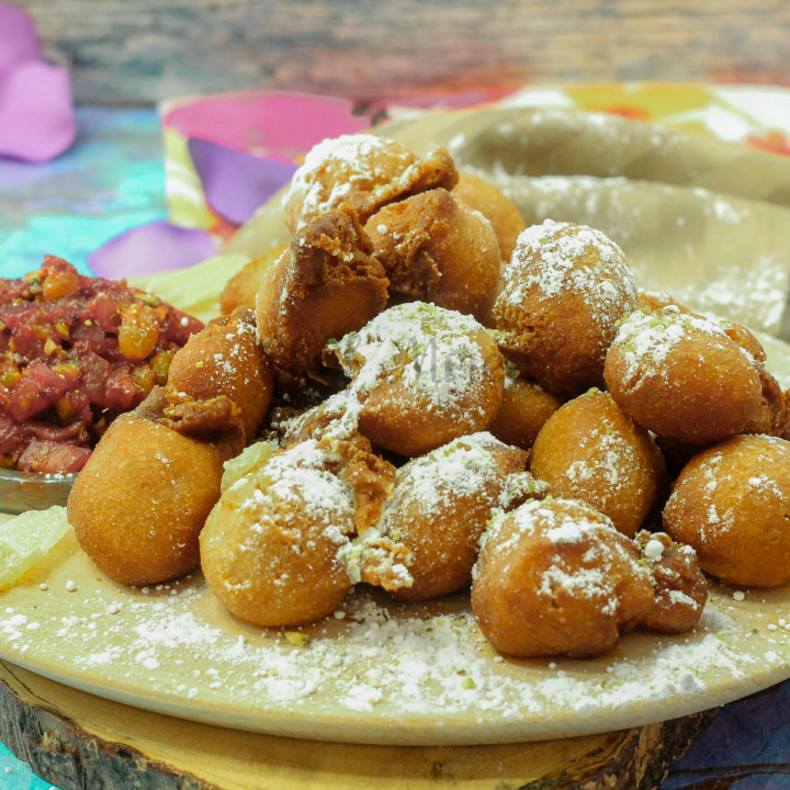 Stuffed Doughnuts with Spices and Nuts - How to make Yeast Raised ...