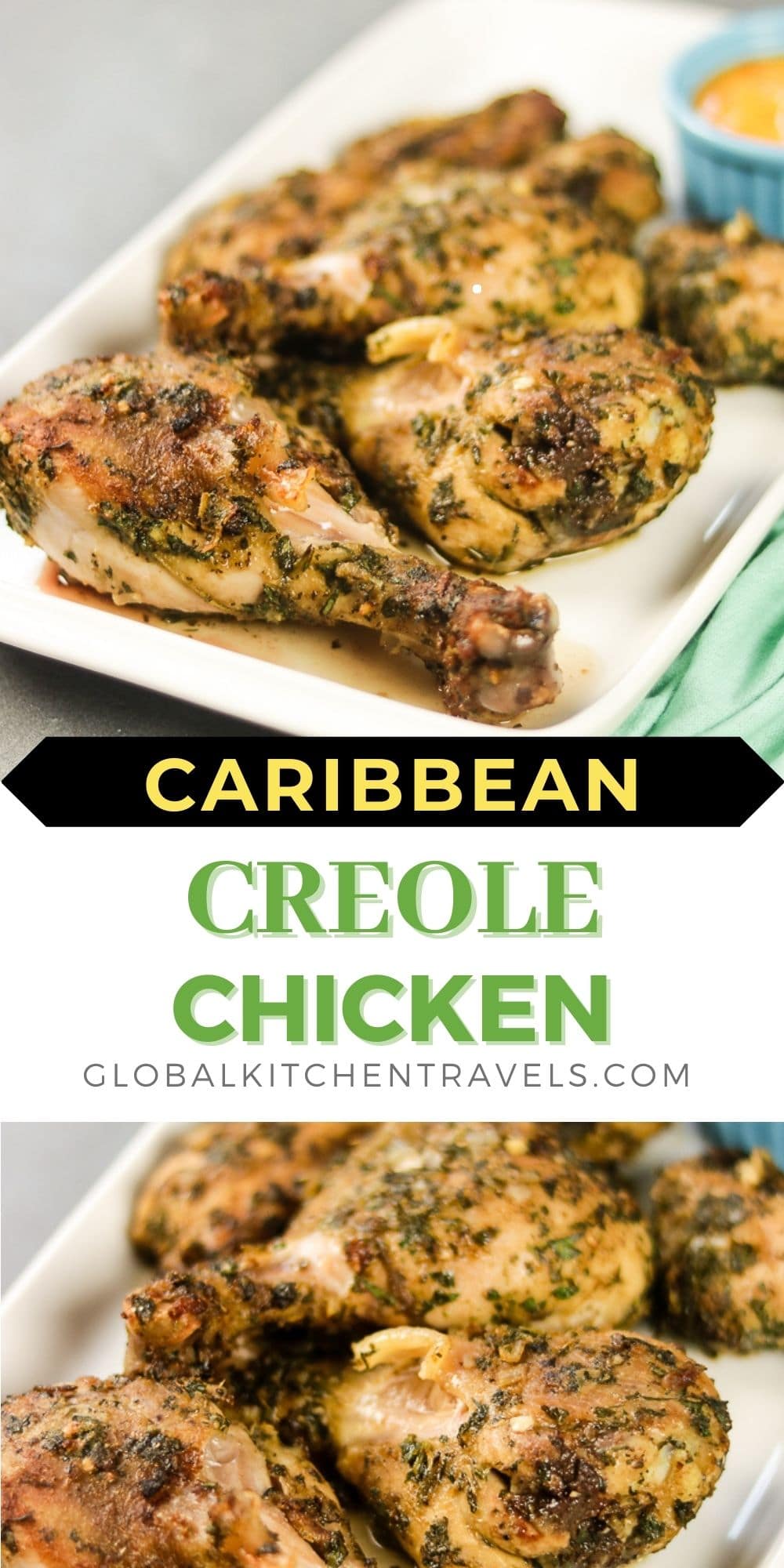 Caribbean Creole Chicken - Global Kitchen Travels