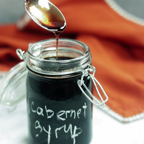 Cabernet Simple Syrup - Global Kitchen Travels