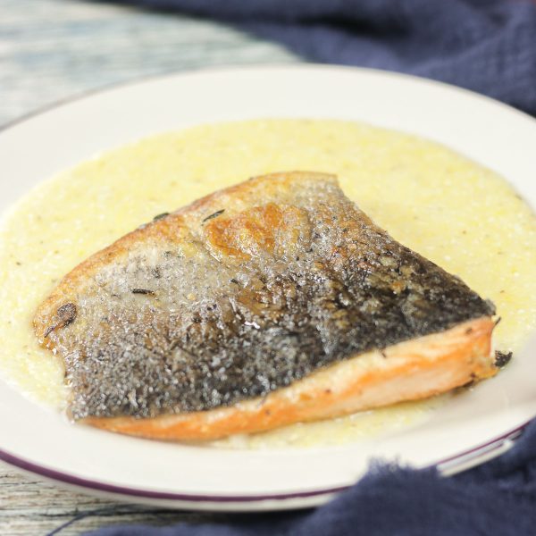 Pan Salmon & Polenta - Global Kitchen Travels