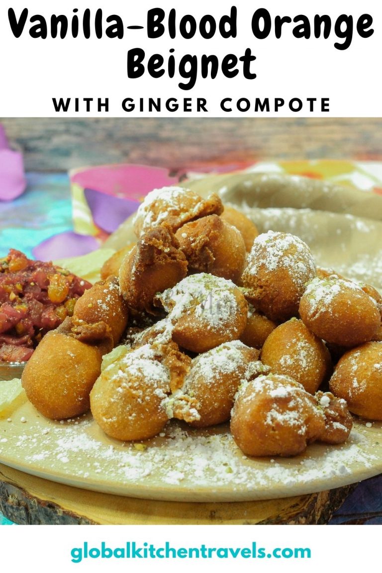 Blood Orange-Vanilla Beignets & Blood Orange-Ginger Compote - Global ...