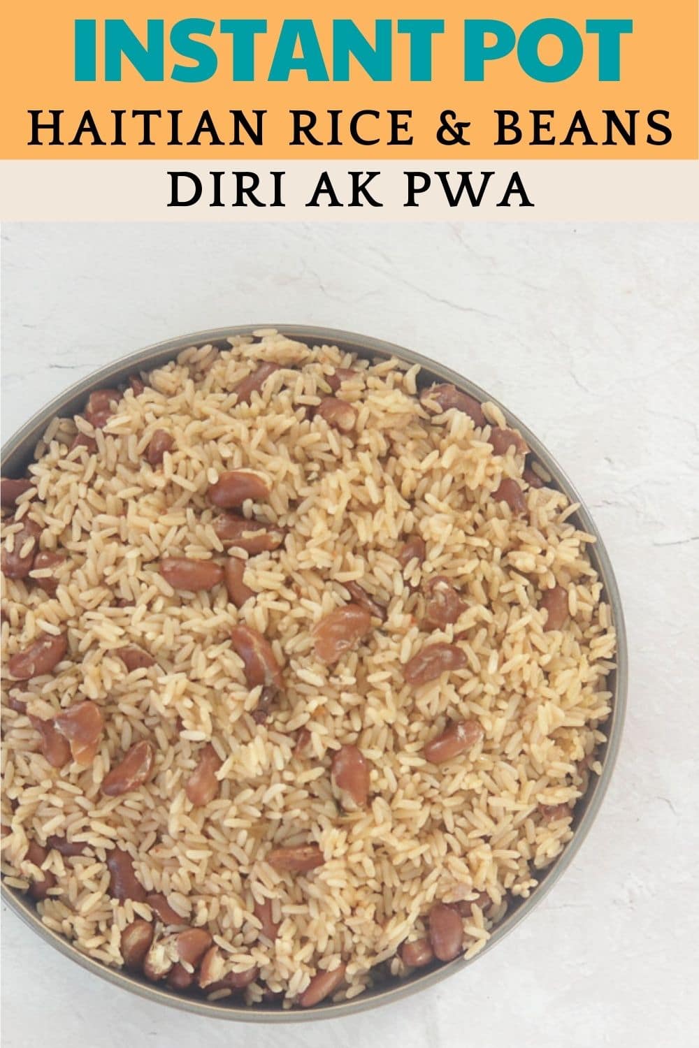 Haitian Rice and Beans - Global Kitchen Travels