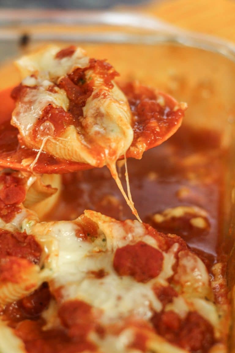 Ricotta Stuffed Shells with Broccoli - Global Kitchen Travels