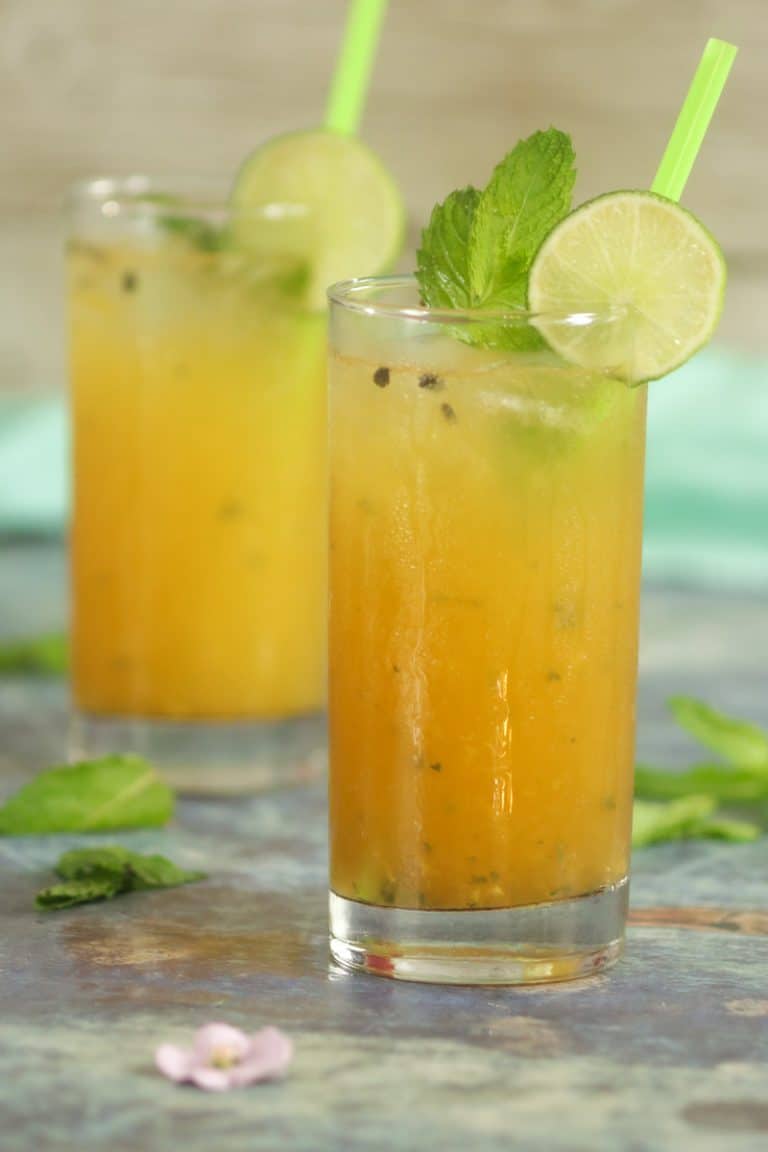 Passionfruit Mojito Cocktail - Global Kitchen Travels
