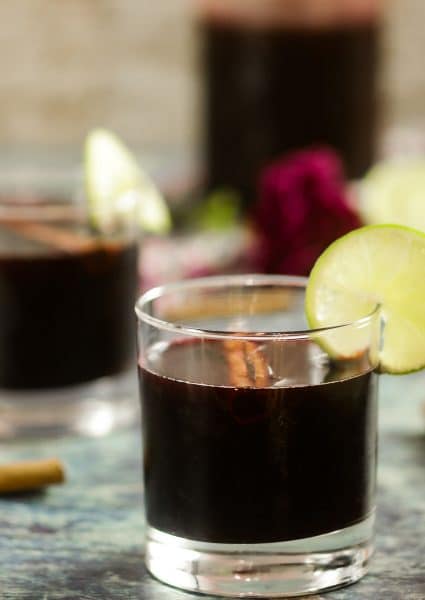Peruvian Chicha Morada - Purple Corn Punch - Global Kitchen Travels