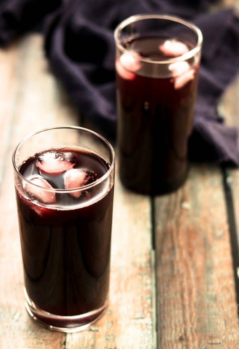 Peruvian Chicha Morada - Purple Corn Punch - Global Kitchen Travels