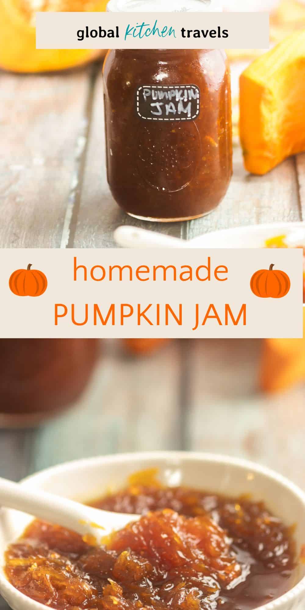 Easy Pumpkin Jam Recipe From Fresh Pumpkin - Global Kitchen Travels